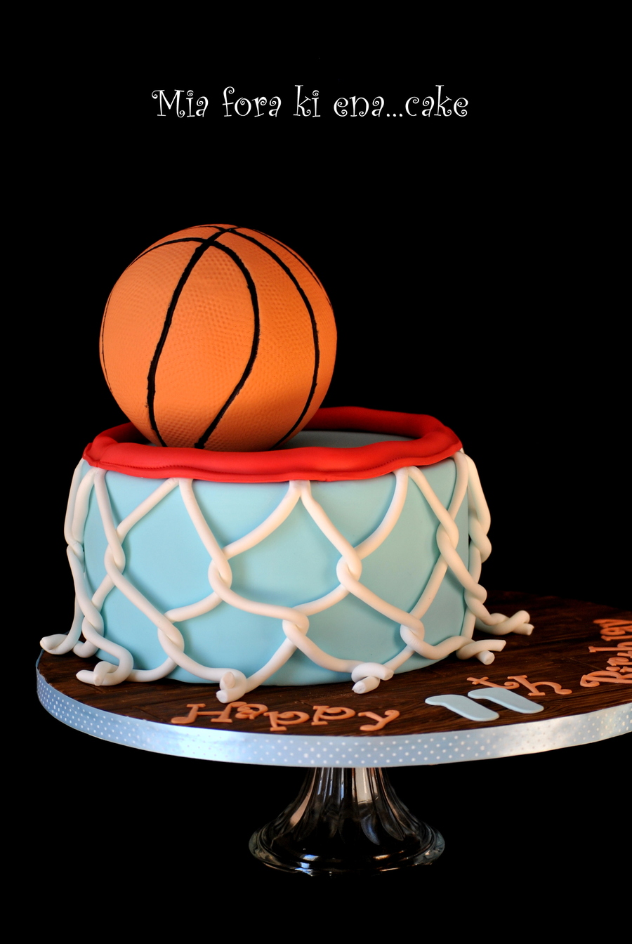 Basketball Cake - CakeCentral.com