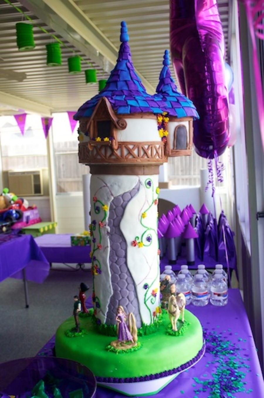 Tangled Tower Cake - CakeCentral.com