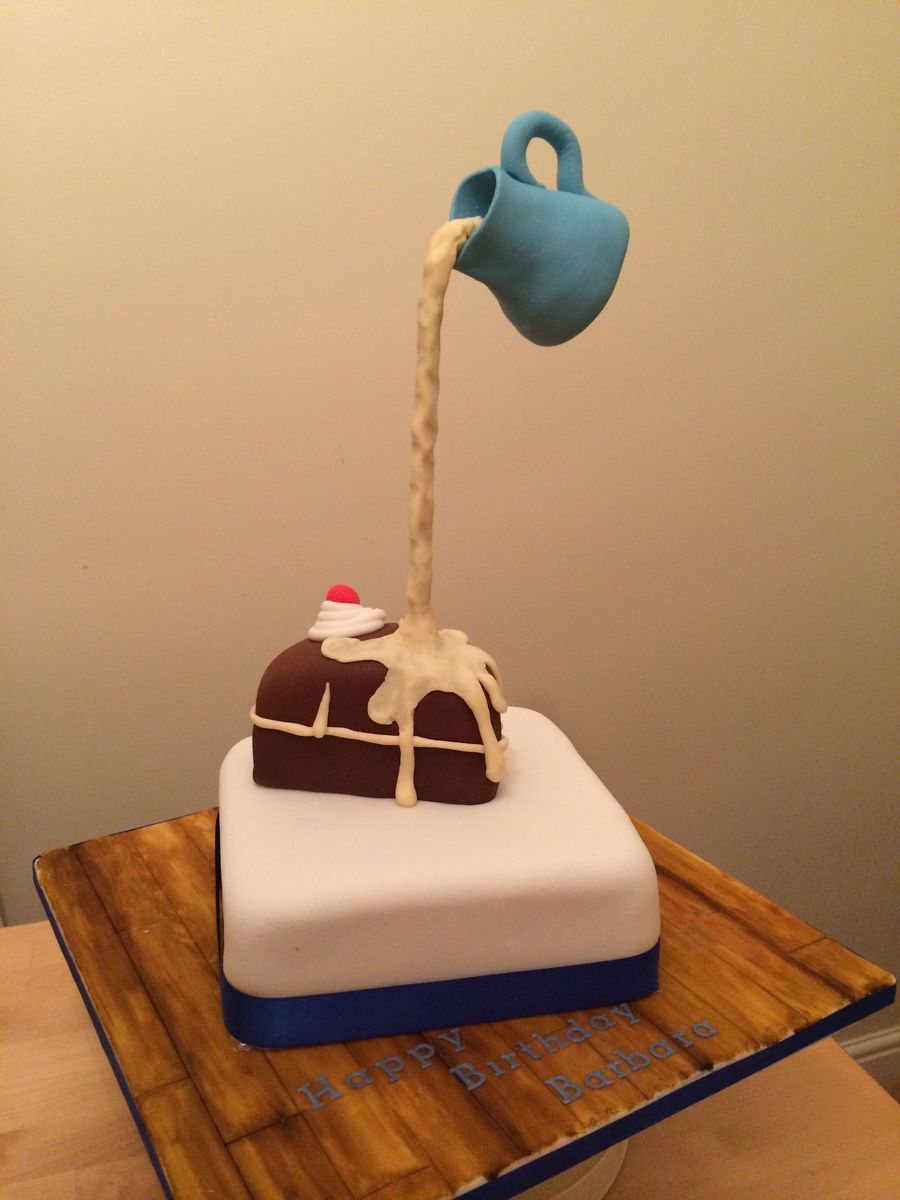 A Birthday Gravity Cake - CakeCentral.com