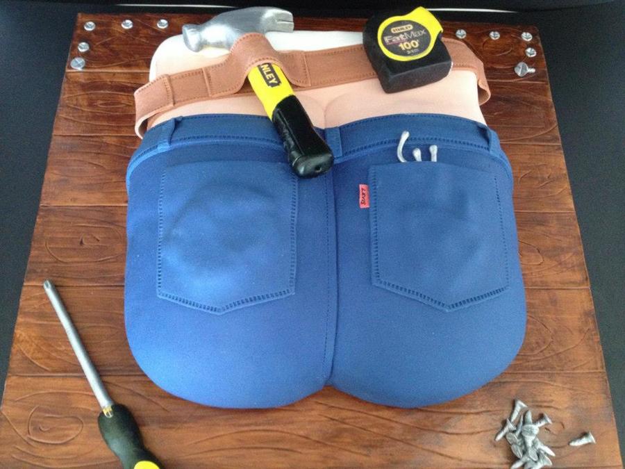 Builders Butt - CakeCentral.com