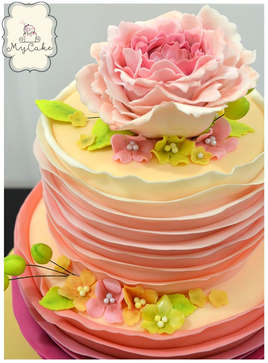 Peony Ruffle - CakeCentral.com