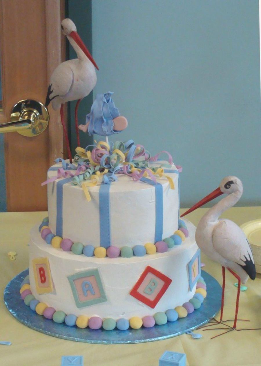 Stork Cake - CakeCentral.com