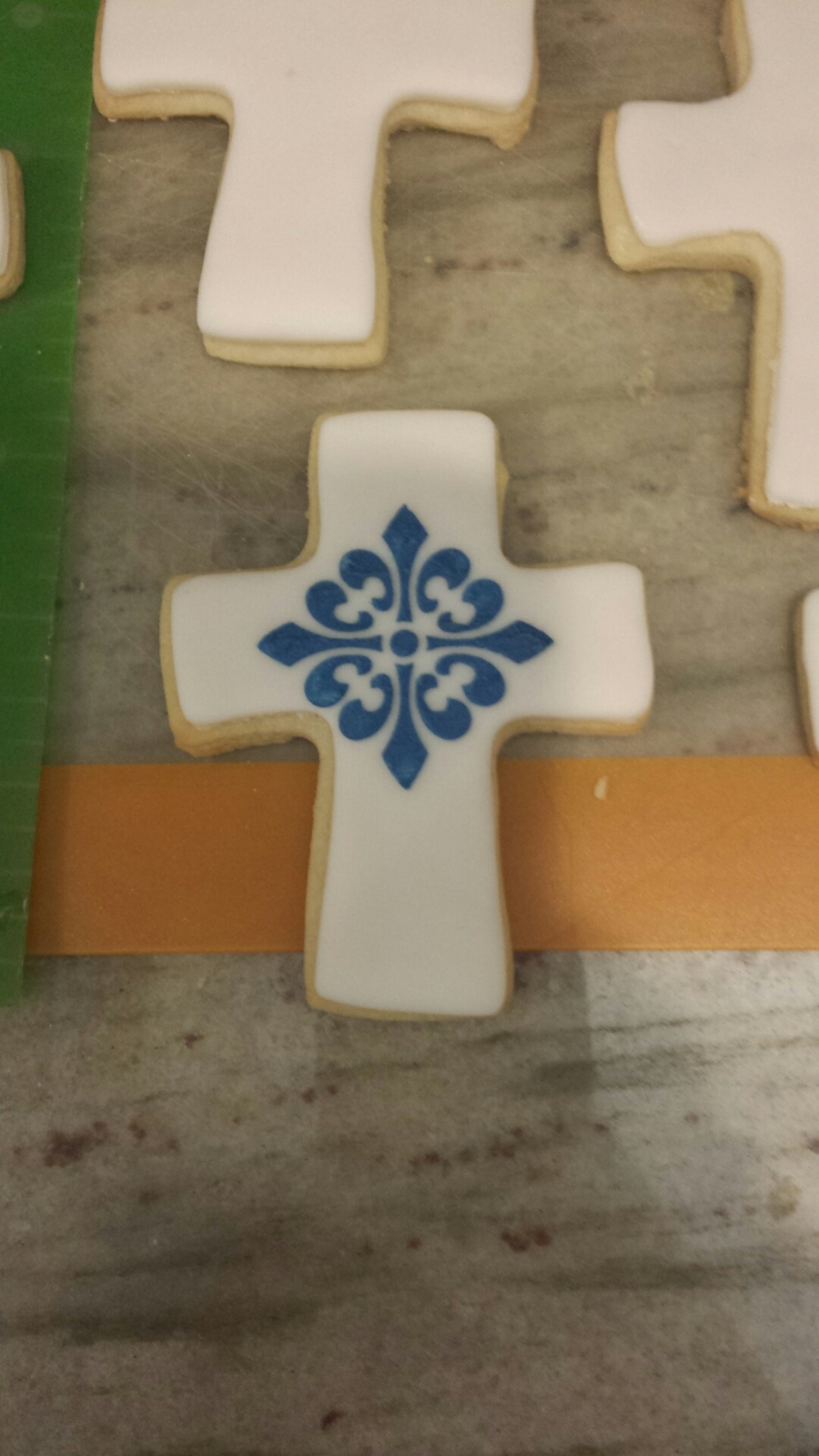 Stenciled Cookie - CakeCentral.com