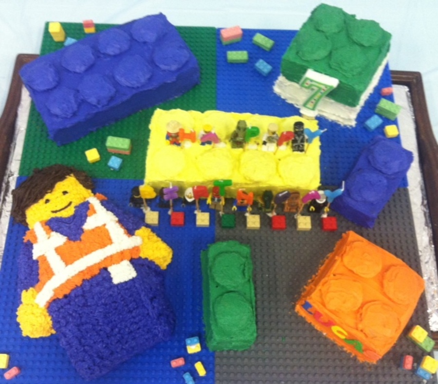 Lego Cake For Our Grandsons 7Th Birthday Made Emmett And Then ...