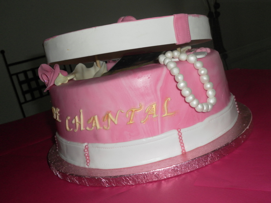 Chantals Jewellery Box - CakeCentral.com