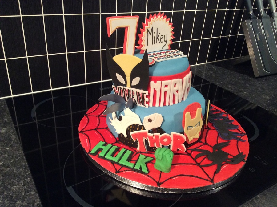 Marvel Cake - CakeCentral.com