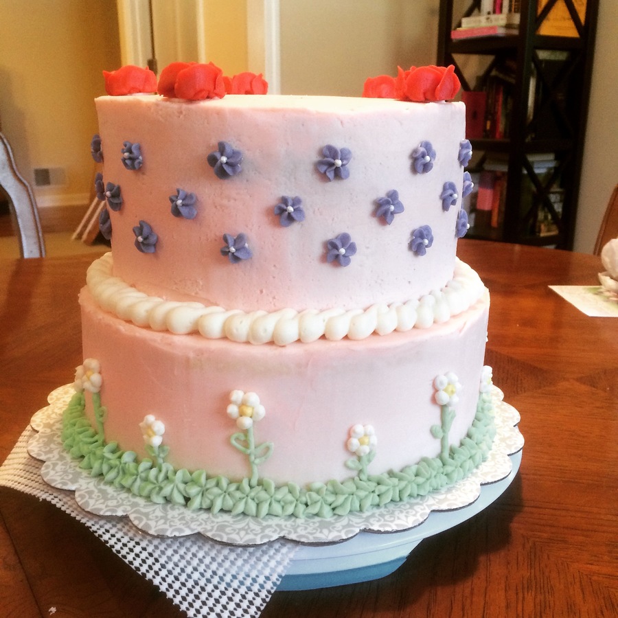 Springtime Birthday Cake - CakeCentral.com