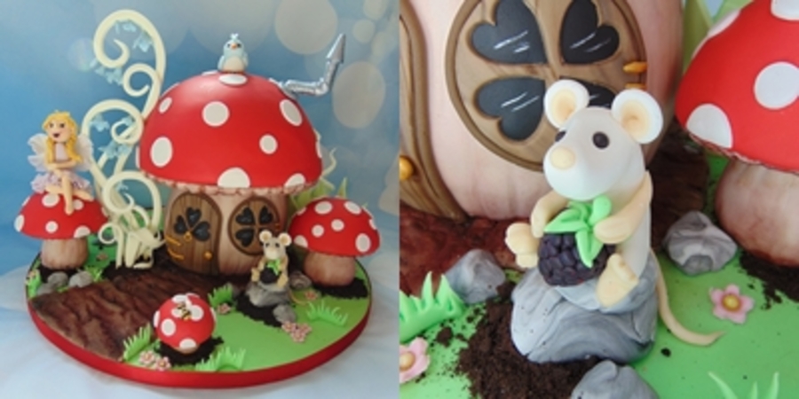 Fairy Toadstool Cake - CakeCentral.com