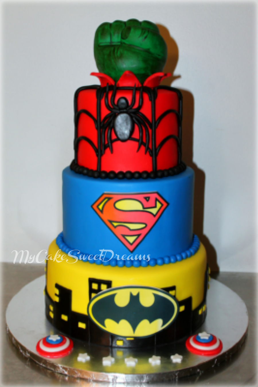 Super Hero Birthday Cake - CakeCentral.com
