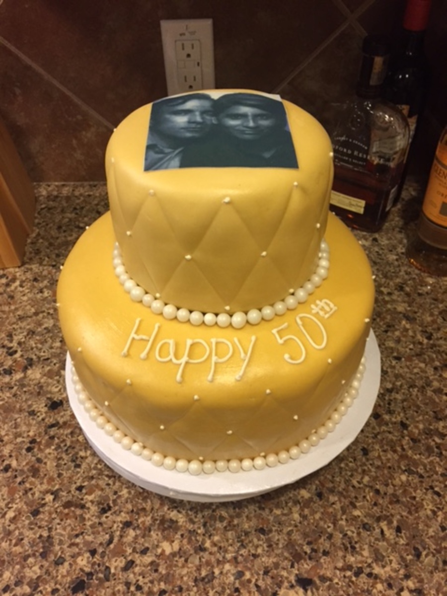 50Th Anniversary Cake - CakeCentral.com
