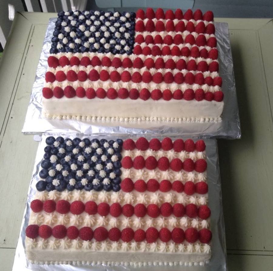 Flag Cakes - CakeCentral.com