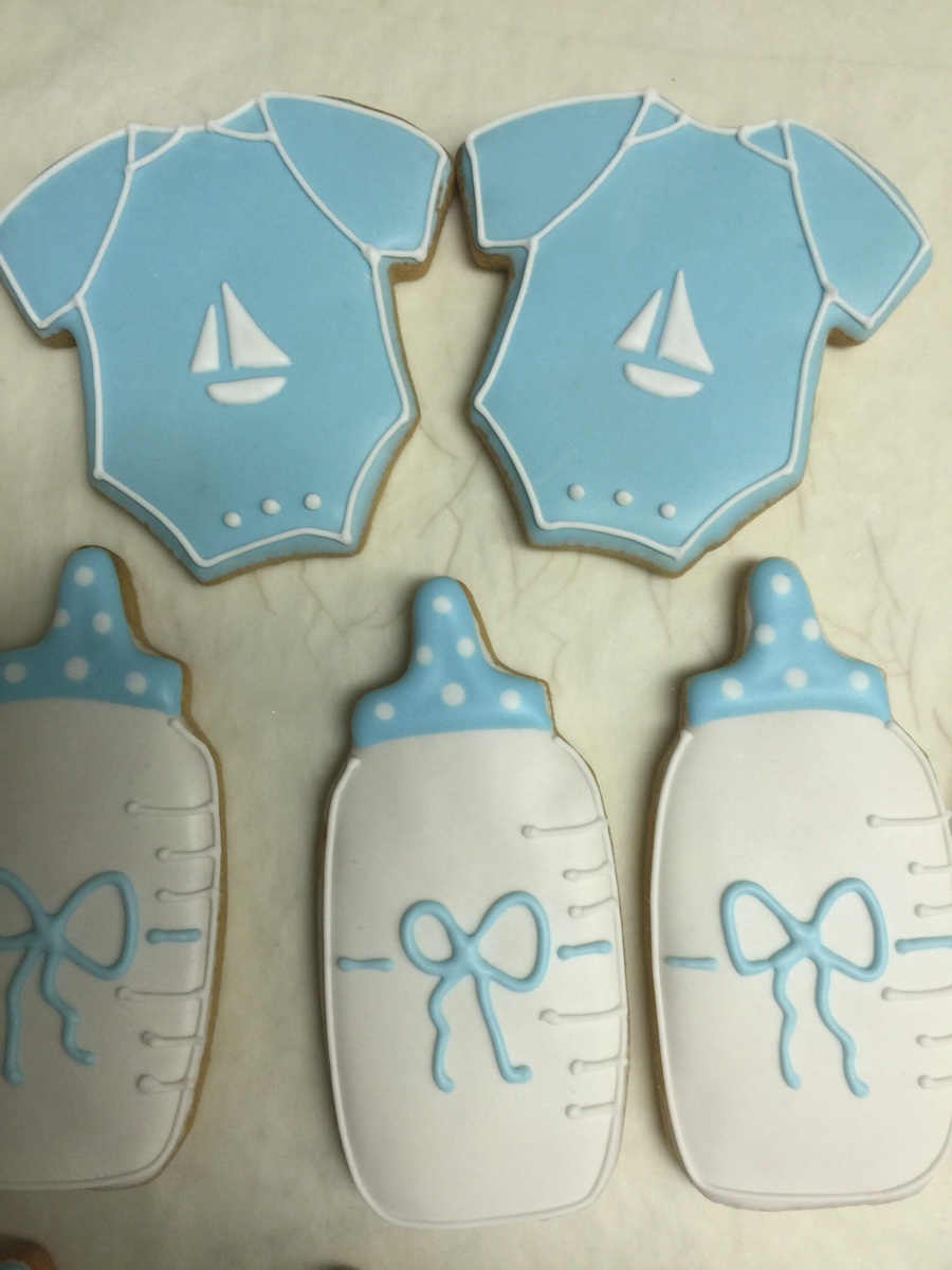 Baby Boy Cookies : ) - CakeCentral.com