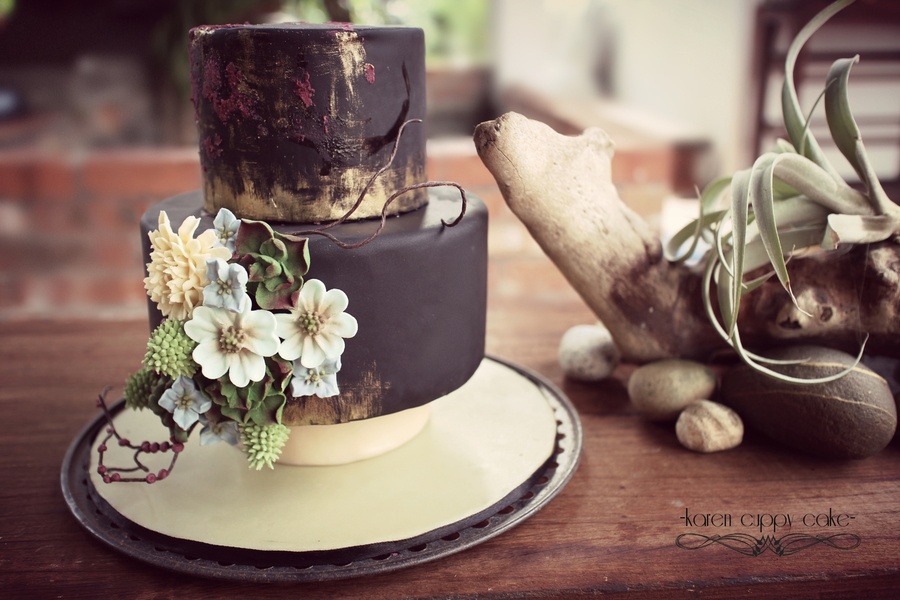 Rustic Elegance - CakeCentral.com