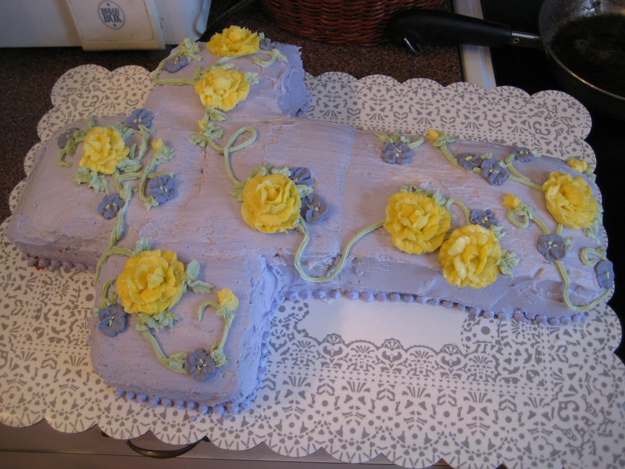 Easter Cross - CakeCentral.com