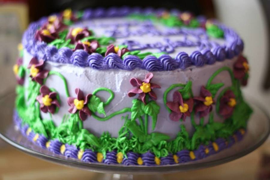 Spring Birthday Cake - CakeCentral.com