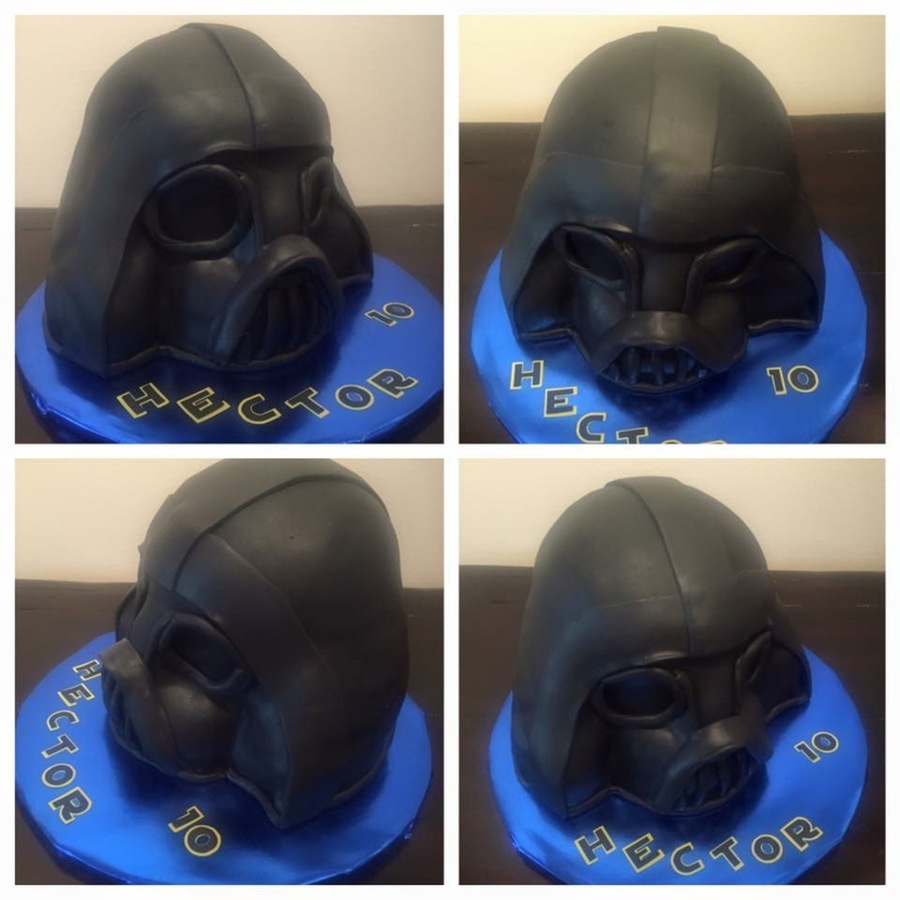 Darth Vader Head - CakeCentral.com