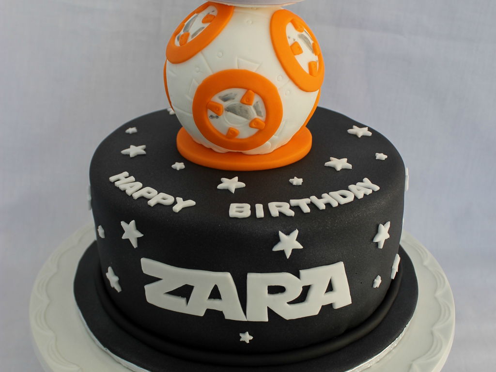 Star Wars Bb 8 Birthday Cake CakeCentral