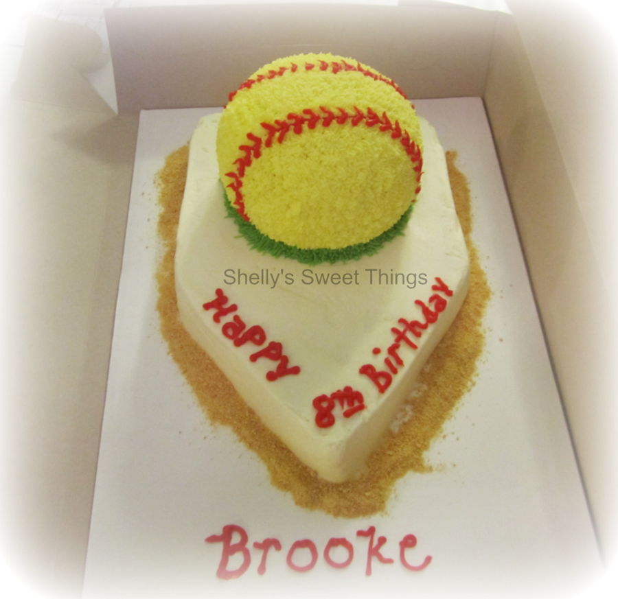 Softball Cake - CakeCentral.com