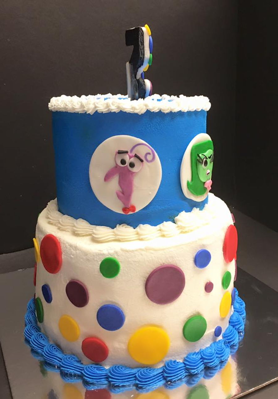 Inside Out Themed Cake - CakeCentral.com