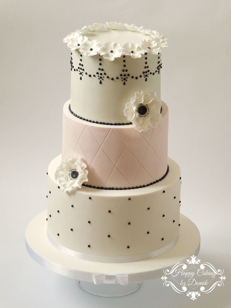Chic Wedding Cake - CakeCentral.com