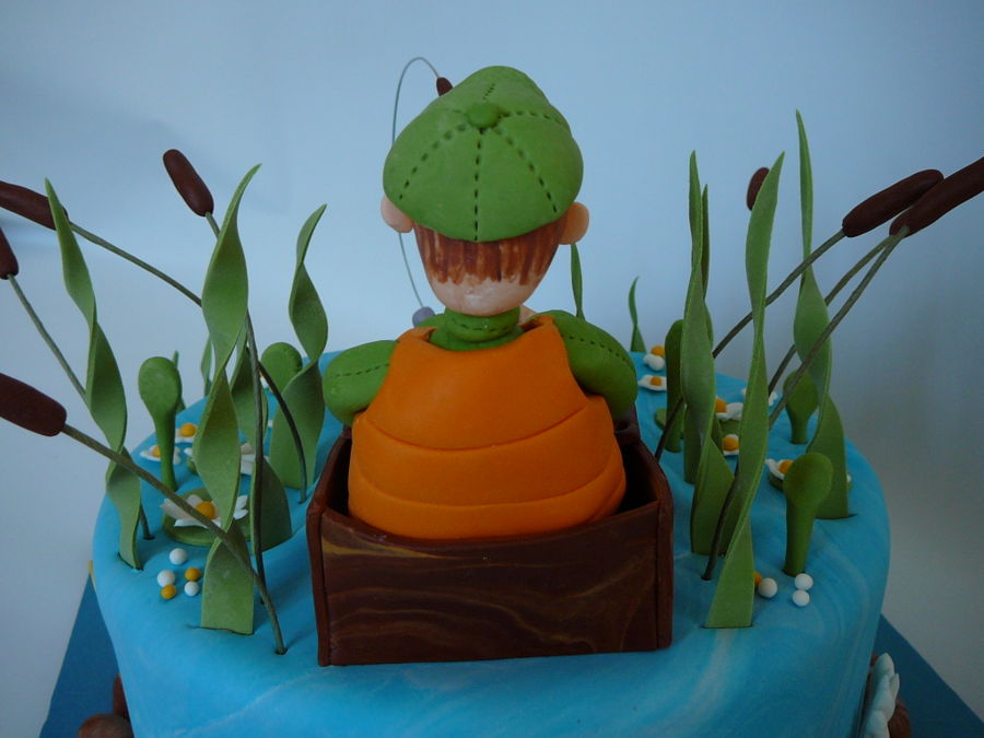 Fisherman Cake - CakeCentral.com