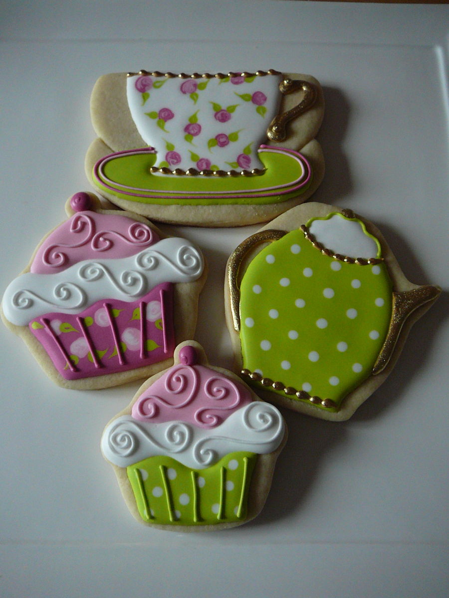 Tea Set Cookies - CakeCentral.com