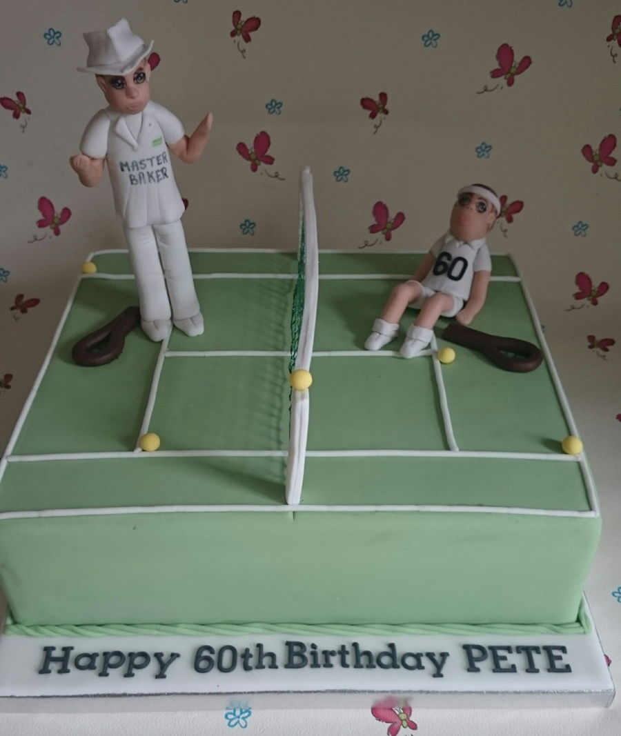 Tennis Themed Birthday Cake - CakeCentral.com