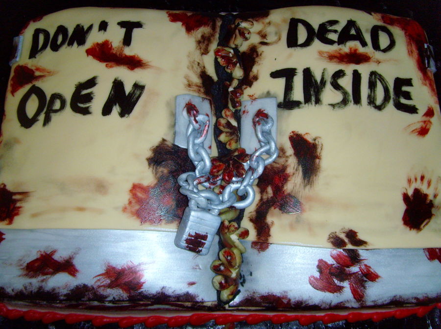 Walking Dead Cake - CakeCentral.com