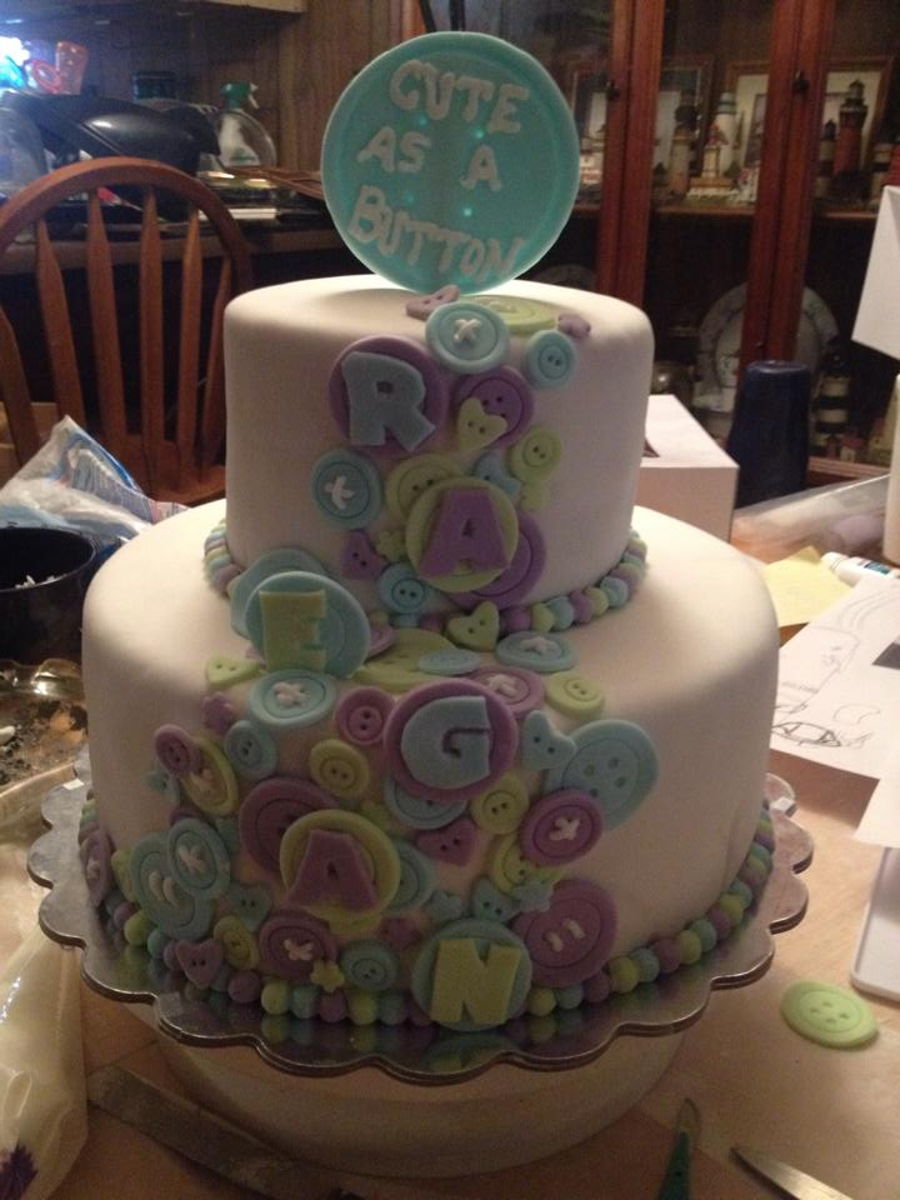 Cute As A Button - CakeCentral.com