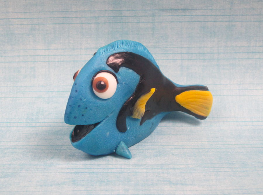 Dory Cake Topper Out Of Fondant - CakeCentral.com