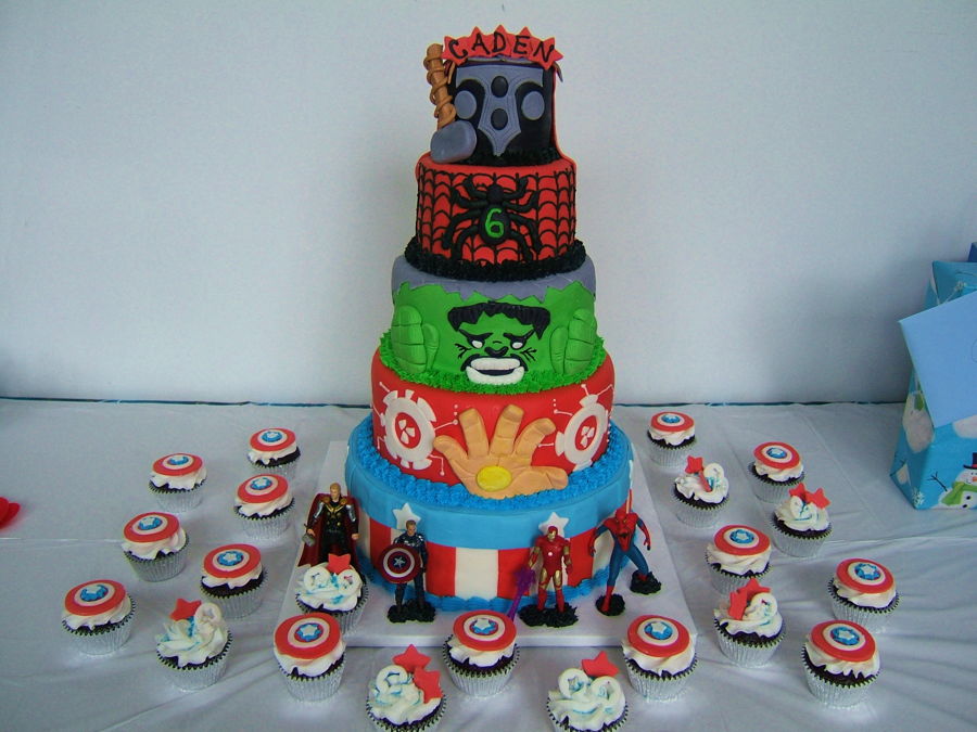 Marvel Cake - CakeCentral.com