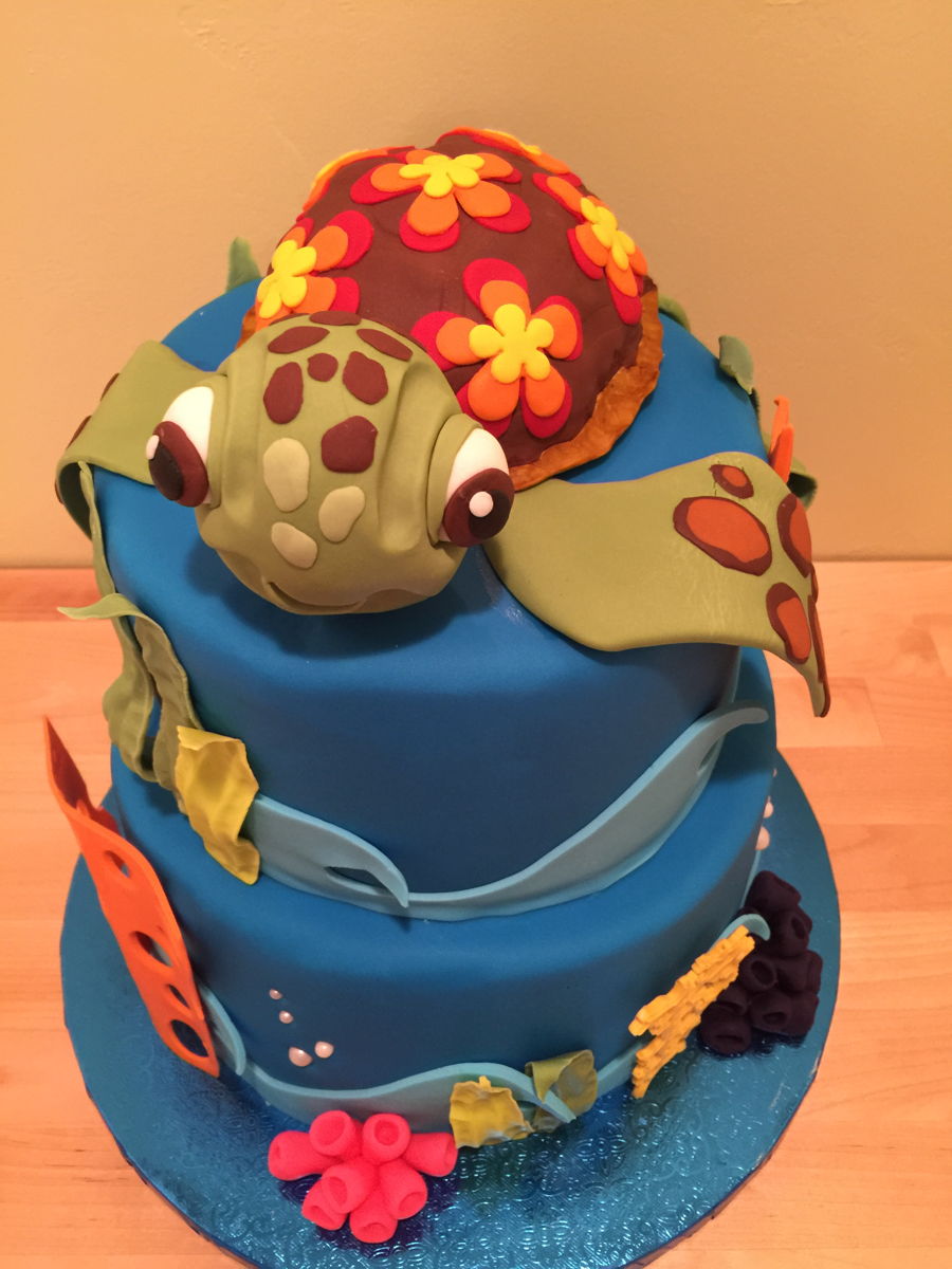Nemo's Squirt Turtle - CakeCentral.com