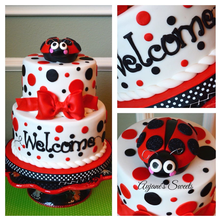 Lady Bug Cake - CakeCentral.com