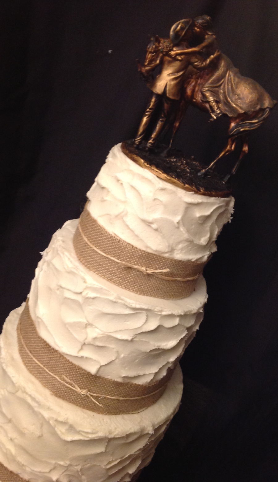 Rustic Buttercream Wedding - CakeCentral.com