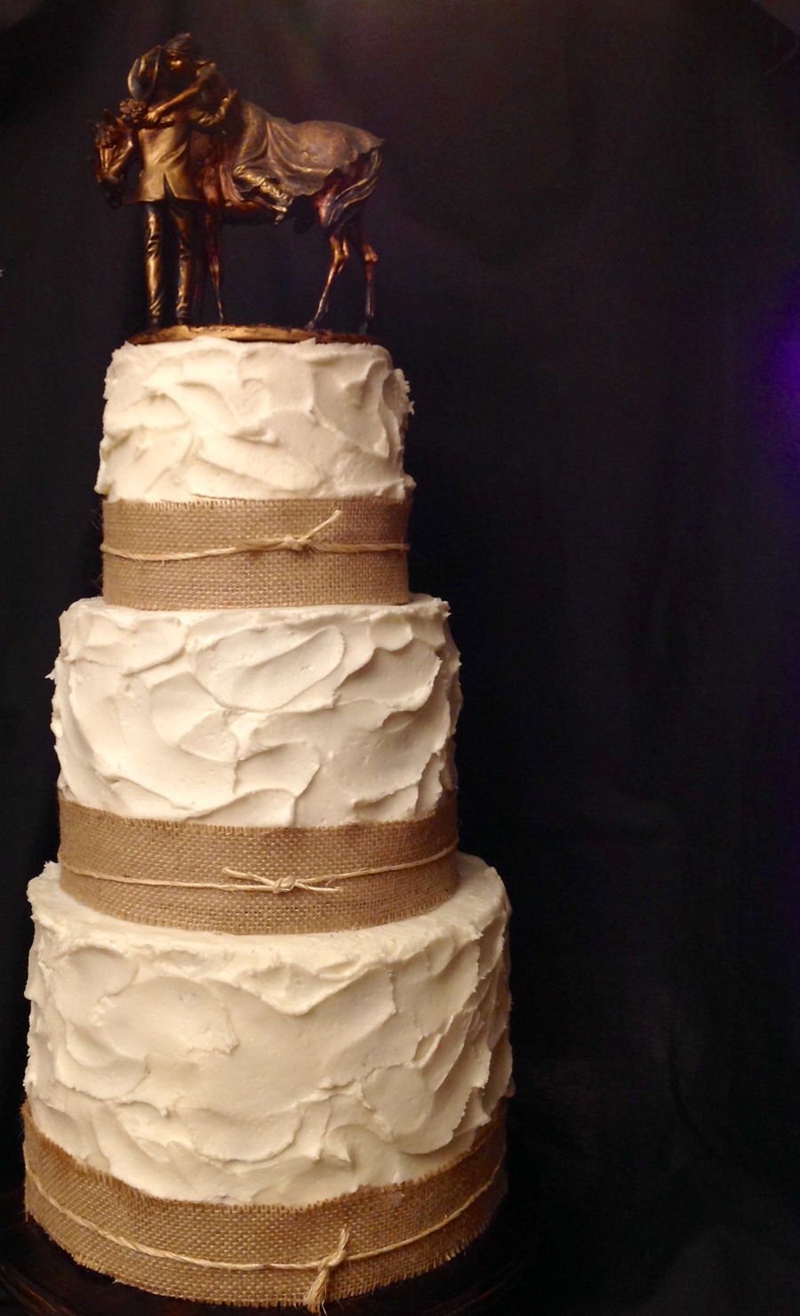 Rustic Buttercream Wedding - CakeCentral.com
