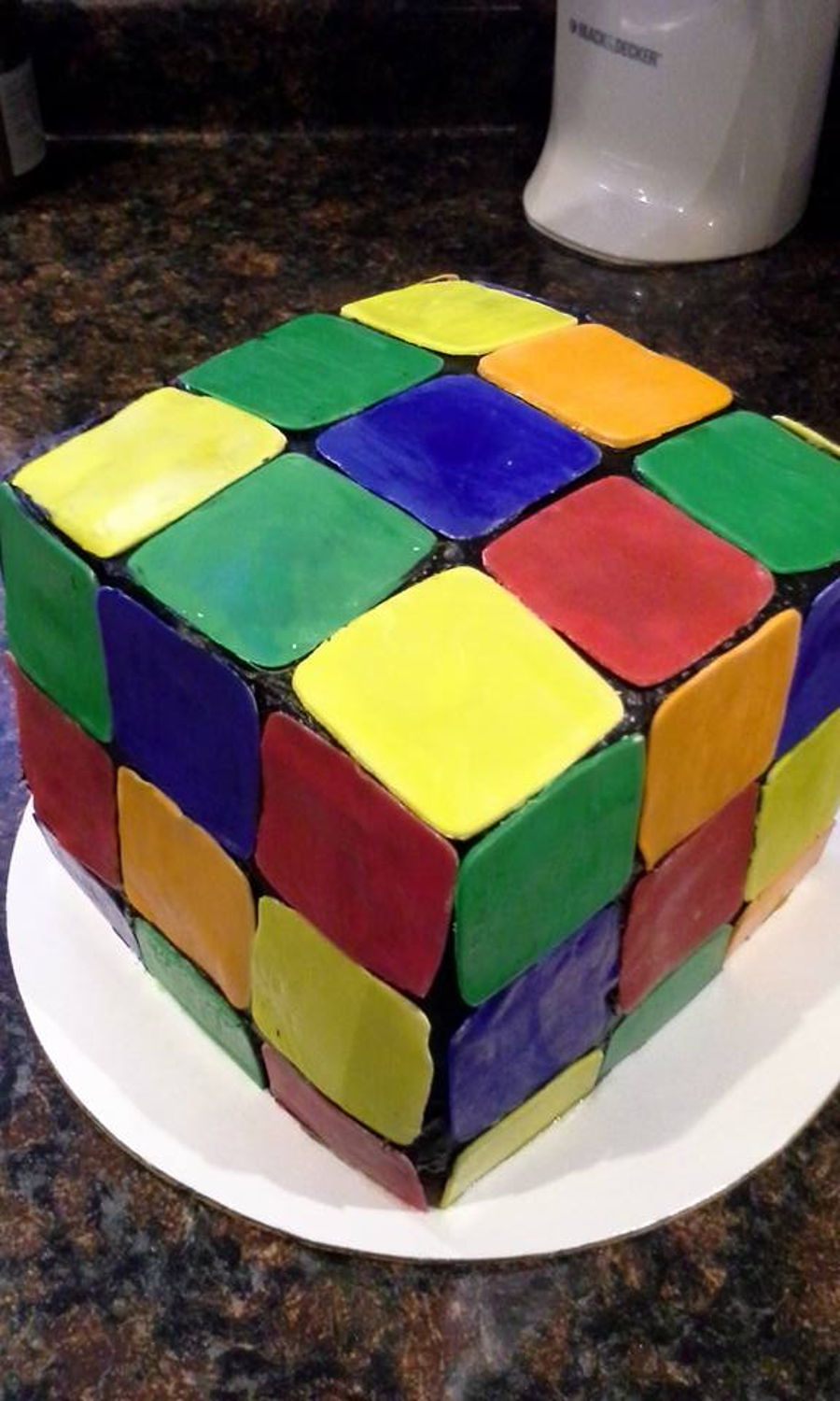 Rubic's Cube Cake - CakeCentral.com