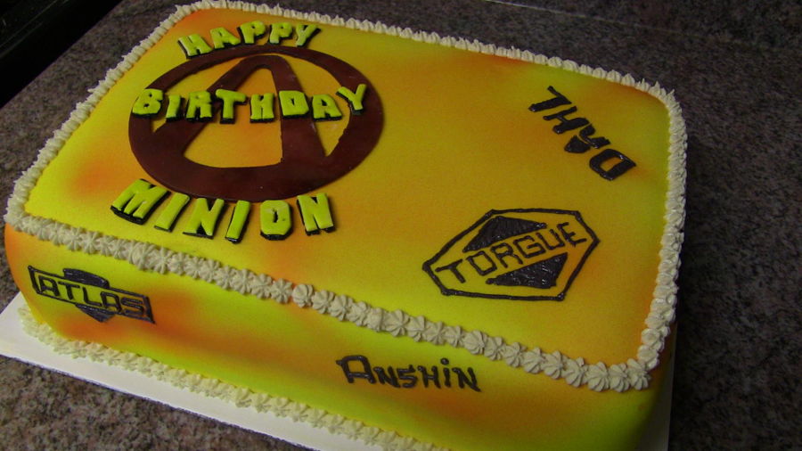Borderlands Inspired Cake - CakeCentral.com