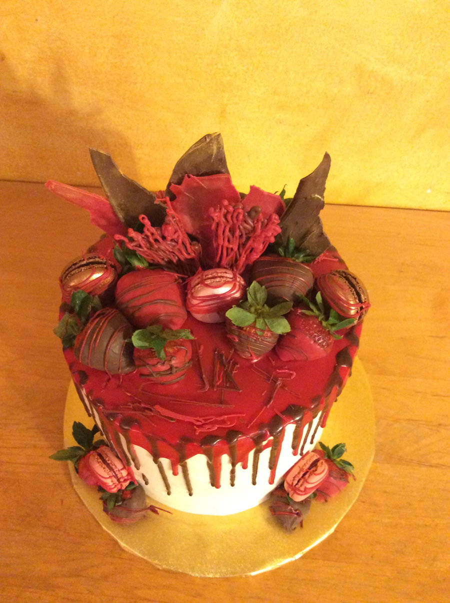 Drip Cake - CakeCentral.com