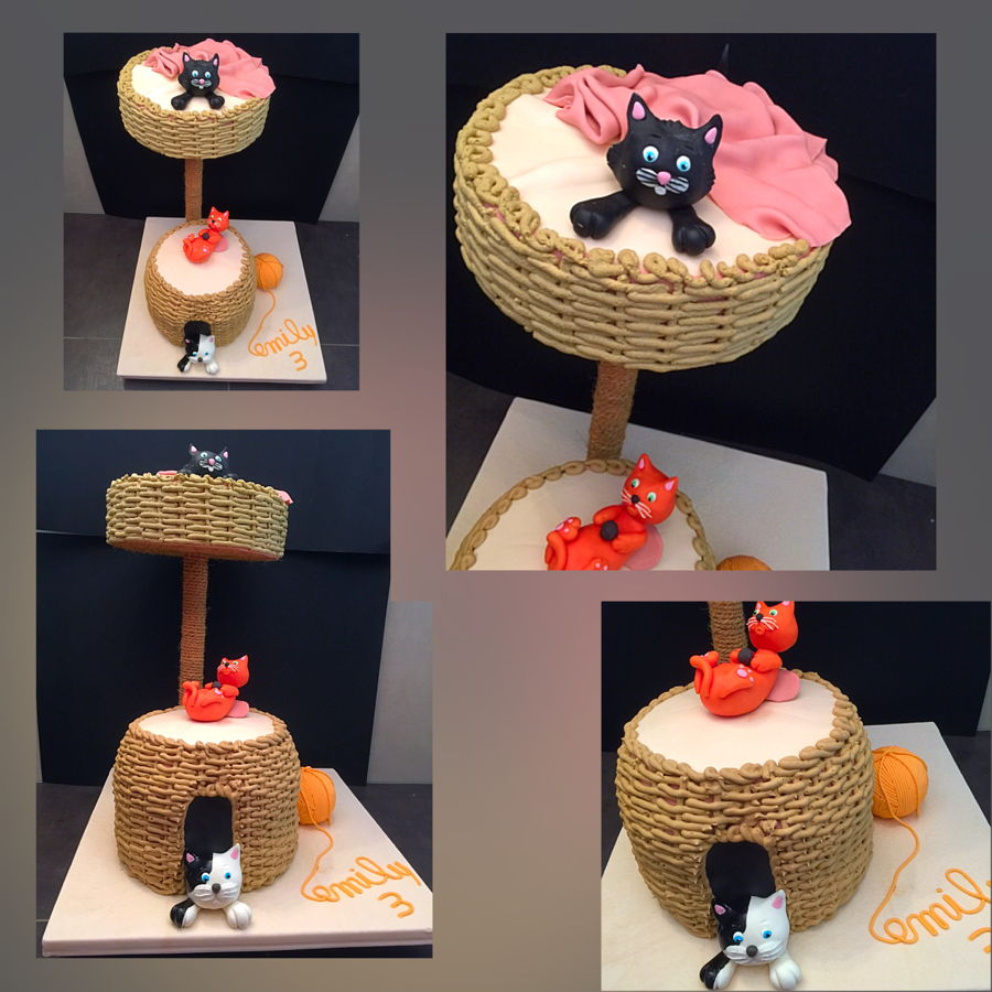 Playing Cats - CakeCentral.com