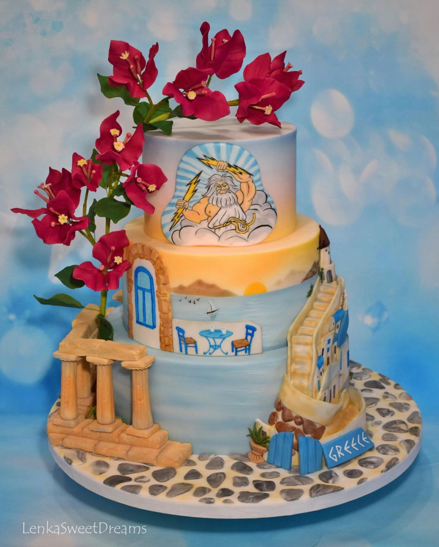 Sunset In Greece. - CakeCentral.com