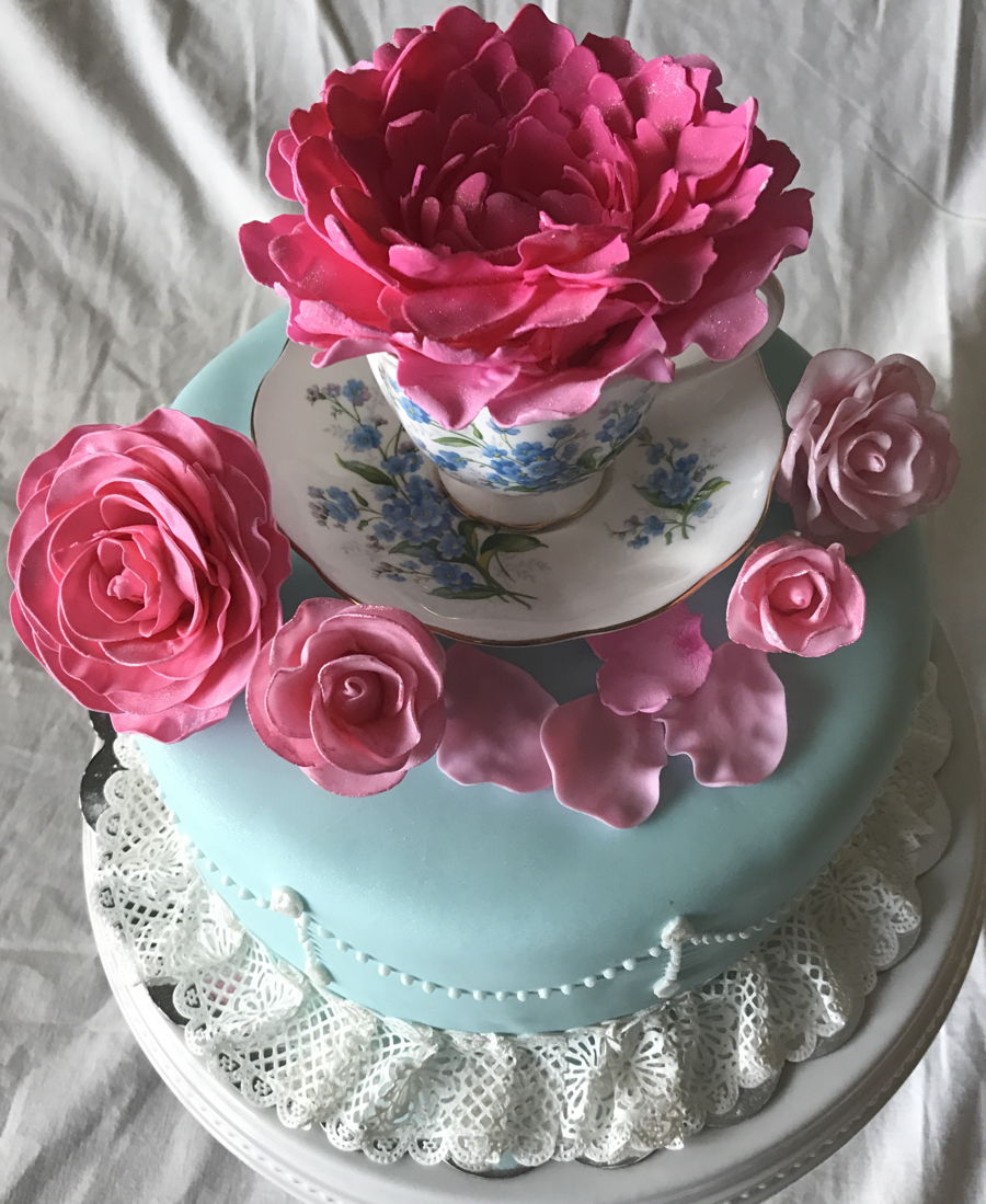 Tea Party Cake - CakeCentral.com