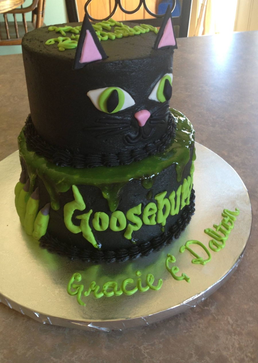 Goosebumps & Black Cat - CakeCentral.com