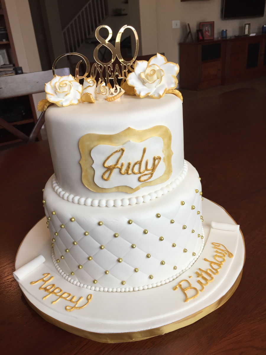80Th Birthday Cake CakeCentral