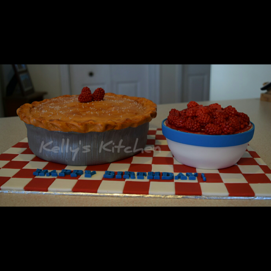 Raspberry Pie Cake - CakeCentral.com
