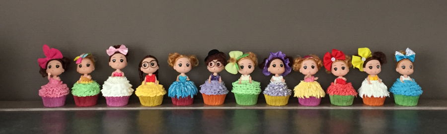 Mini Doll Cupcakes - CakeCentral.com