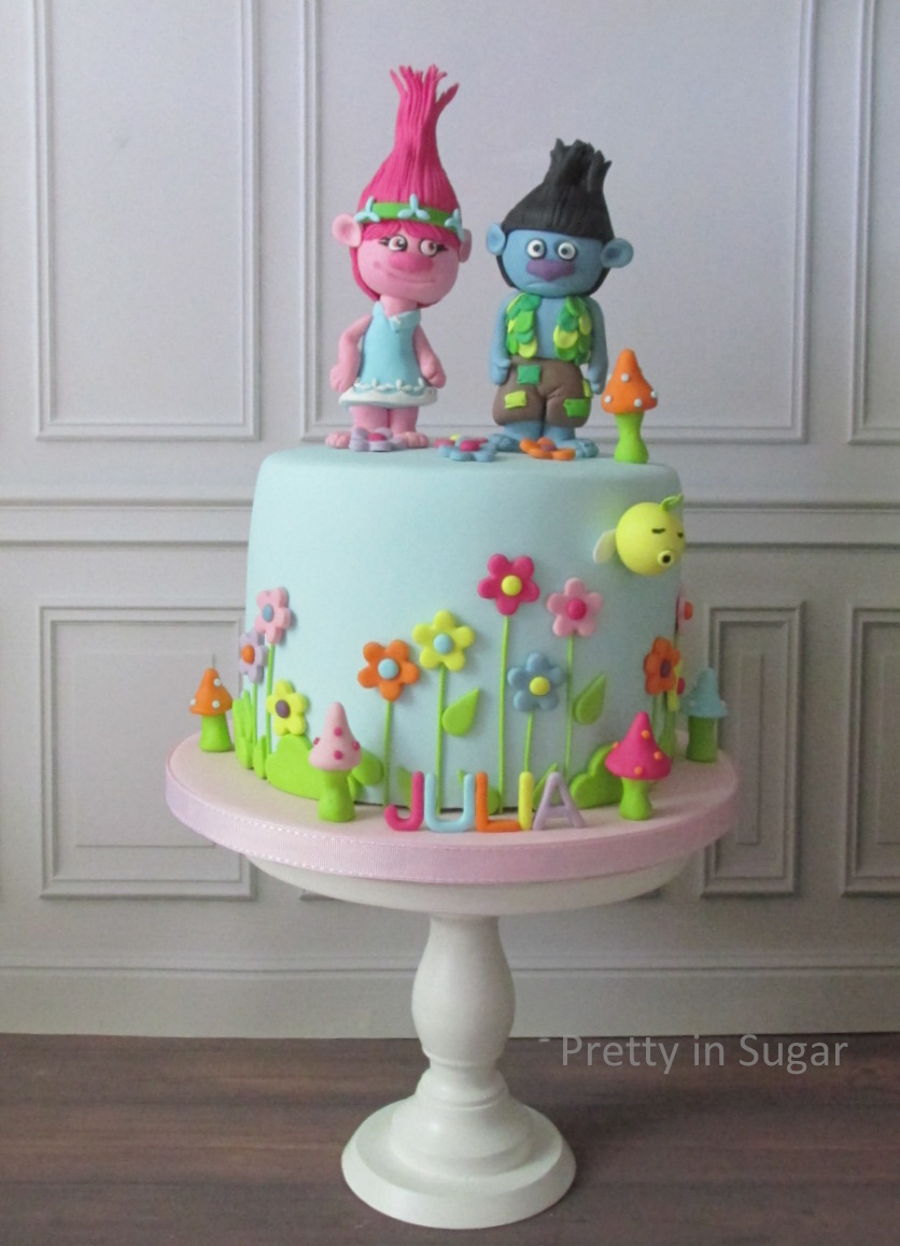 Trolls Cake - CakeCentral.com