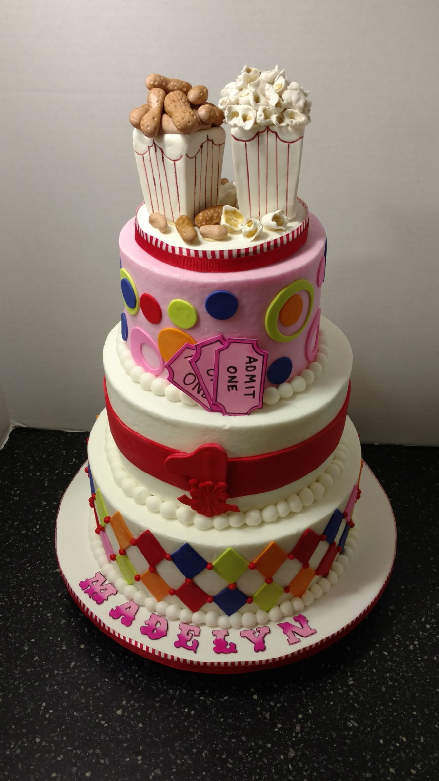 Carnival Cake - CakeCentral.com