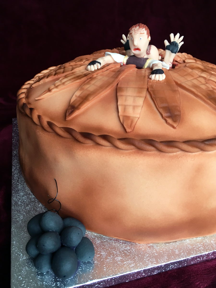 Gory Titus Andronicus (Shakespeare) Cake - CakeCentral.com