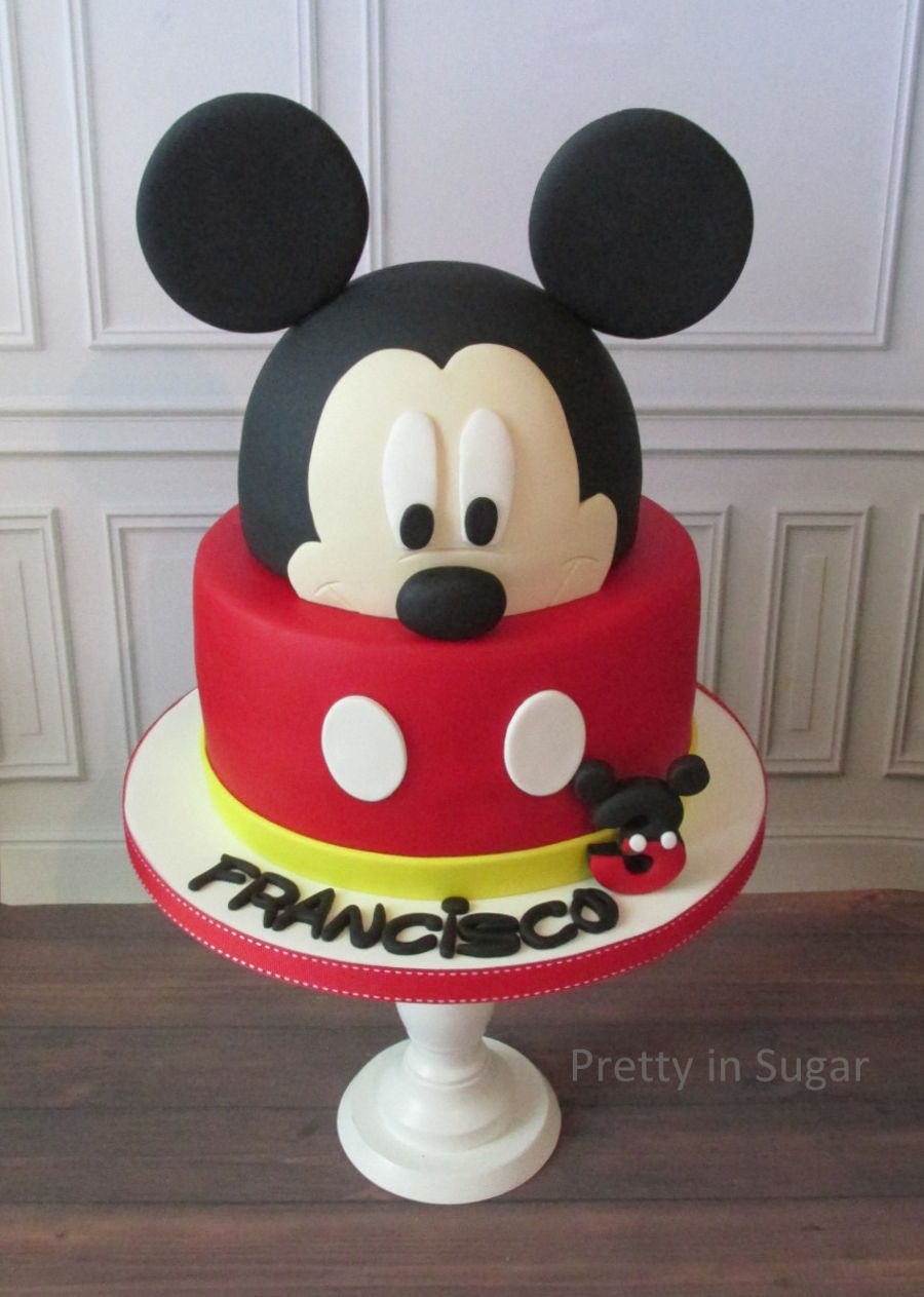 Mickey Cake - CakeCentral.com