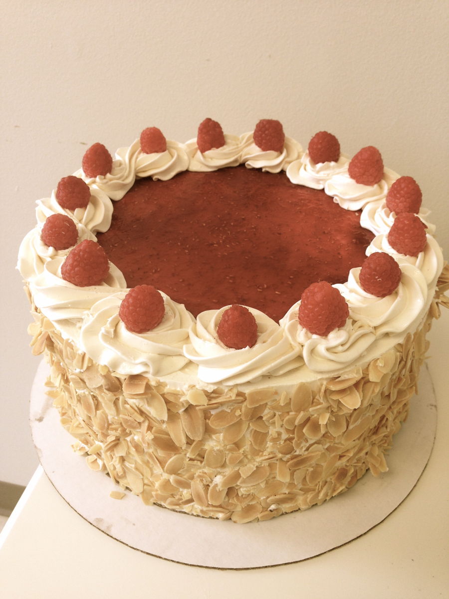 Almond Raspberry Cake - CakeCentral.com